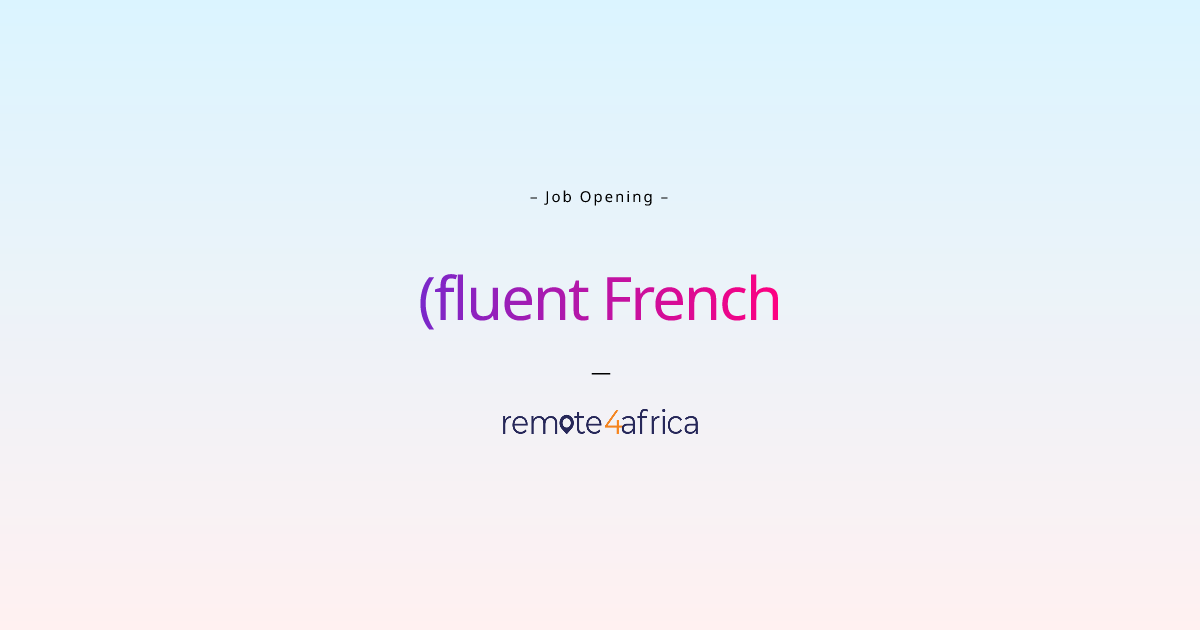 Remote (fluent French & English) Customer Support Consultant job at IT ...