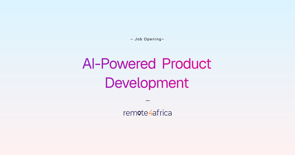 Remote AI-Powered Product Development & Creative Operations Coordinator ...