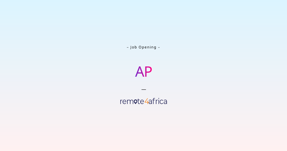 Remote AP & AR Specialist job at IT / Telecommunication Services ...