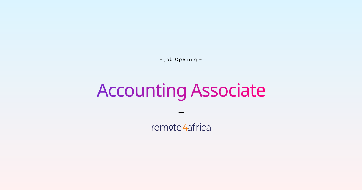 Remote Accounting Associate job at Human Resource Services company ...