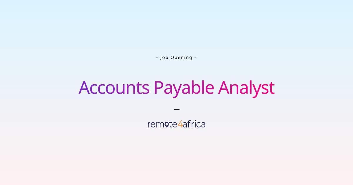Remote Accounts Payable Analyst job at Human Resource Services company ...