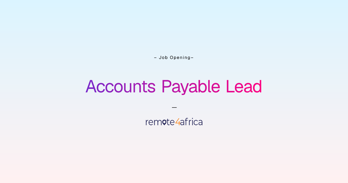 Remote (Hybrid) Accounts Payable Lead job at Human Resource Services ...