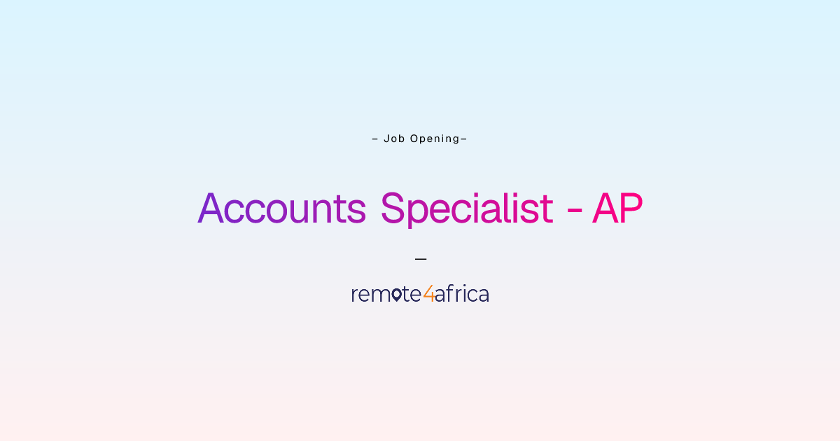 Remote Accounts Specialist - AP & AR job at Human Resource Services ...