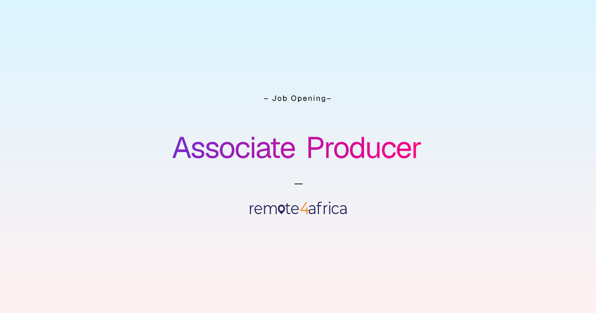 Remote (Hybrid) Associate Producer job at Sports / Gaming company ...