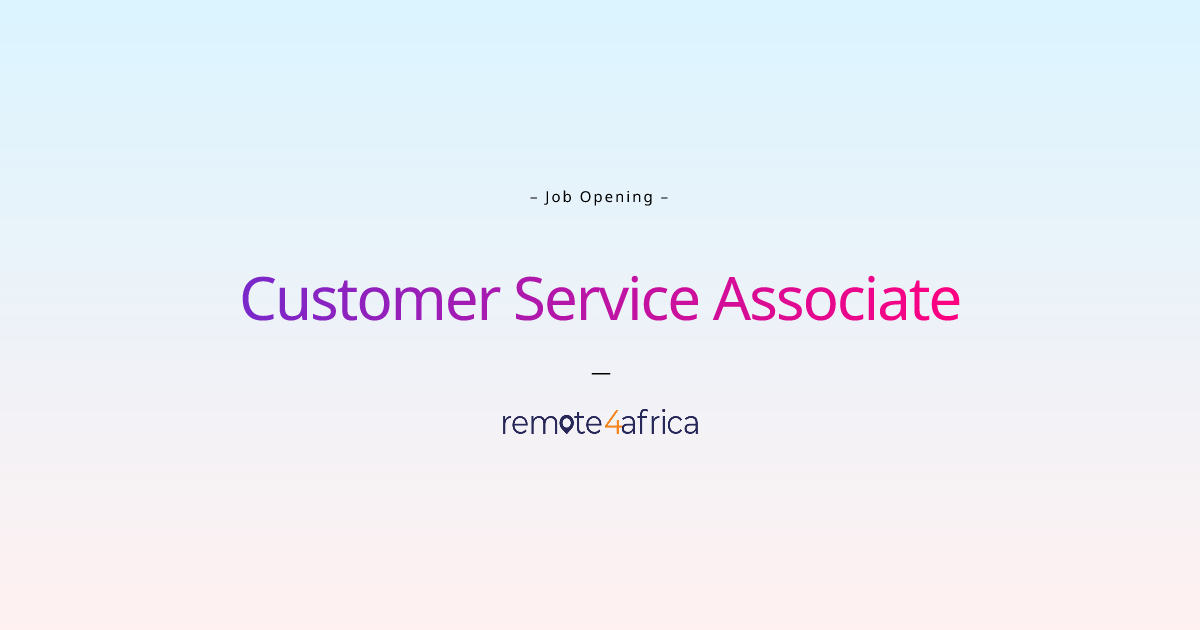 Remote Customer Service Associate job at Financial Services / FinTech ...