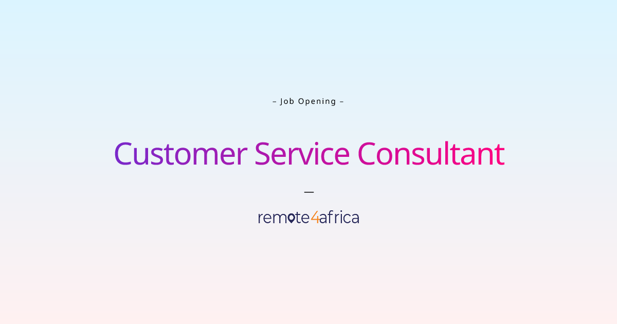 Remote (Hybrid) Customer Service Consultant job at IT ...