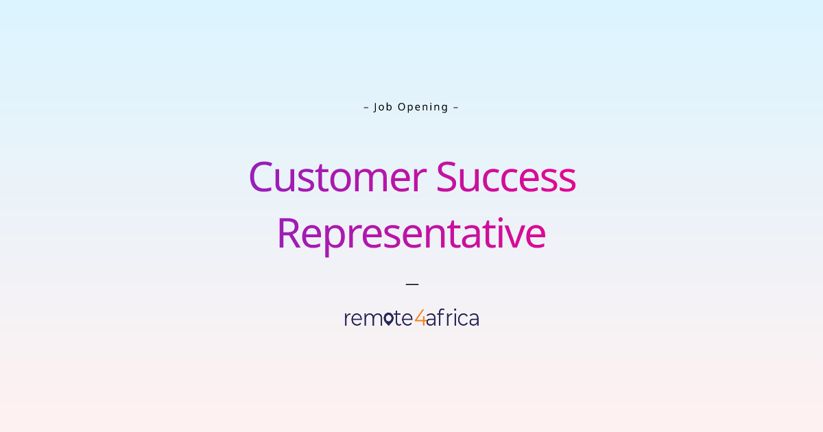Remote Customer Success Representative job at Human Resource Services ...