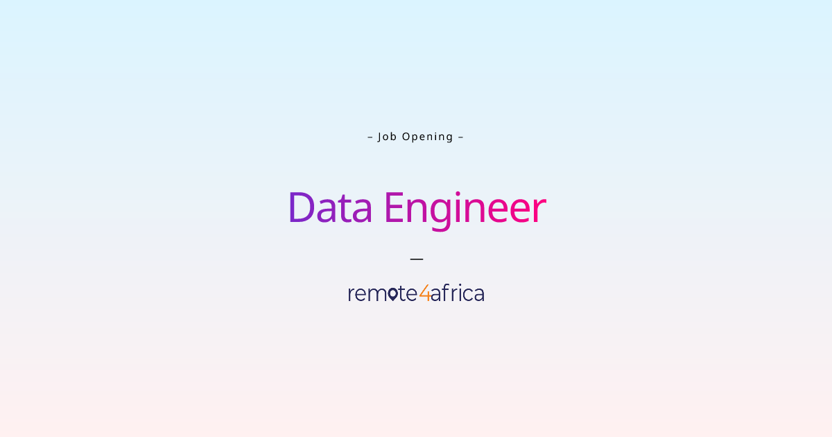 Remote Data Engineer job at IT / Telecommunication Services company ...