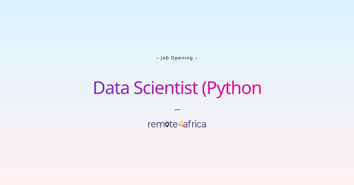 Remote Data Scientist (Python & SQL) - Freelance AI Trainer job at ...