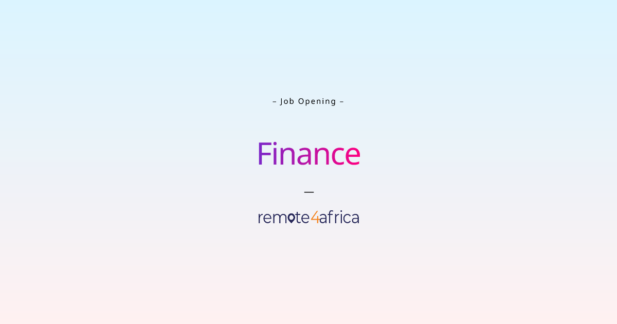 Remote Finance & Operations Analyst job at Human Resource Services ...