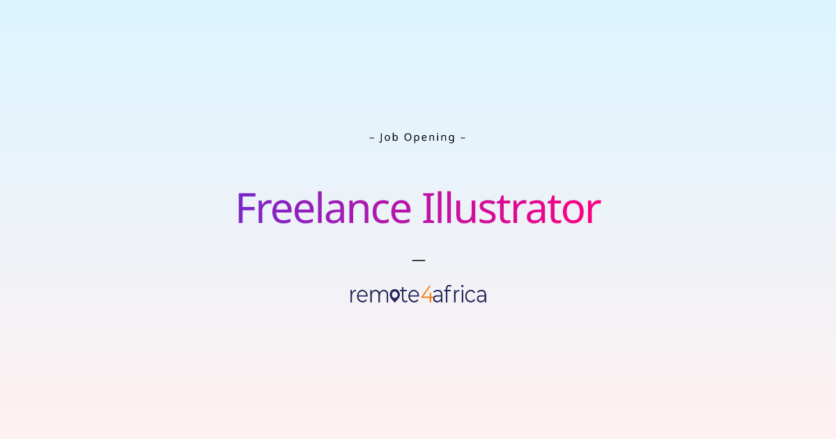 Remote Freelance Illustrator job at Internet Software & Services ...