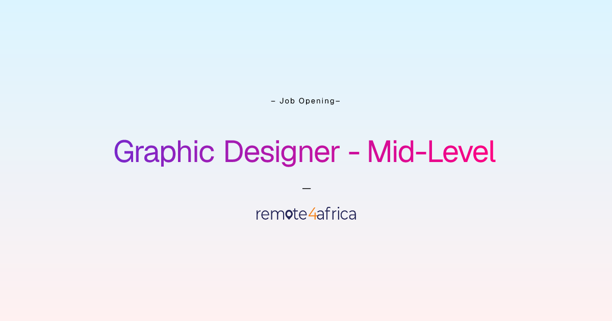 Remote (Hybrid) Graphic Designer - Mid-Level job at Internet Software ...