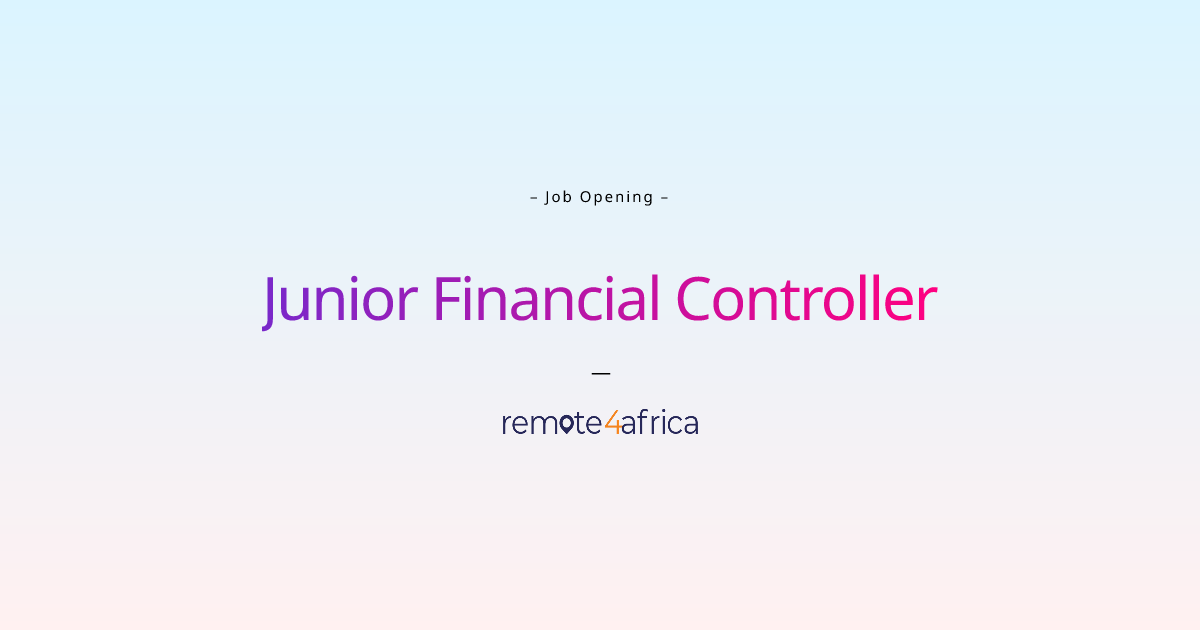 Remote (Hybrid) Junior Financial Controller job at Travels / Tourism ...