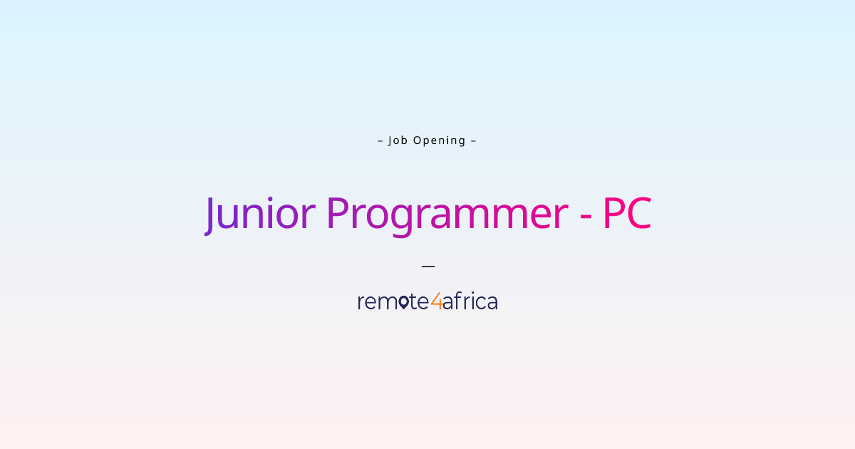 Remote (Hybrid) Junior Programmer - PC & Console Publishing job at Sports / Gaming company ...