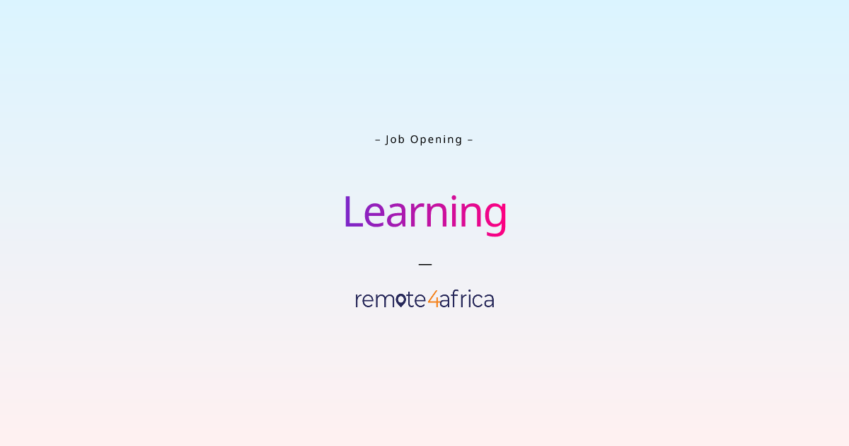 Remote Learning & Education Administrator job at Internet Software & Services company ...