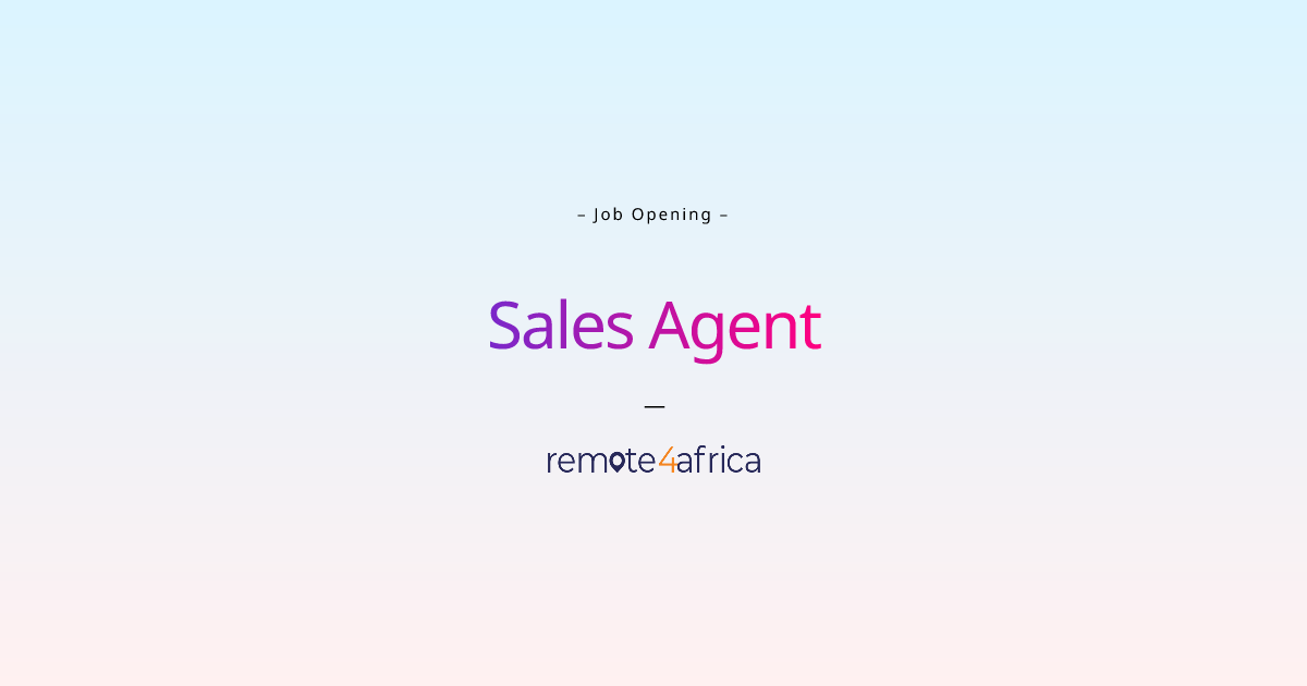 Remote (Hybrid) Sales Agent job at Internet Software & Services company ...