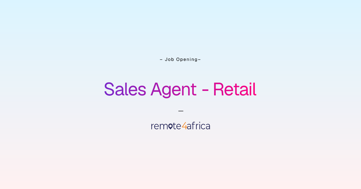 Remote Sales Agent - Retail job at Human Resource Services company ...
