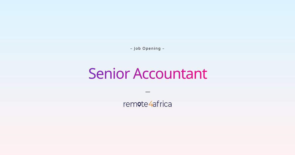Remote Senior Accountant & Bookkeeper job at Health & Wellness company ...