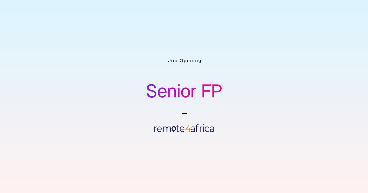 Remote Senior FP&A Manager job at Internet Software & Services company ...