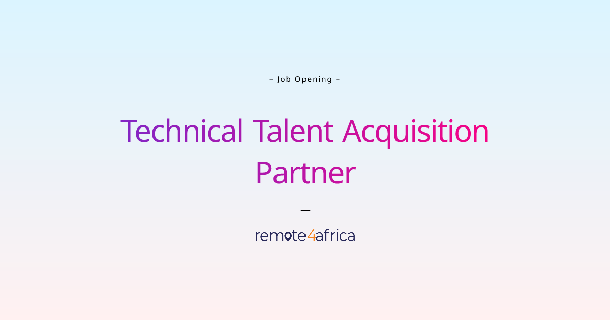 Remote (Hybrid) Technical Talent Acquisition Partner job at Internet ...