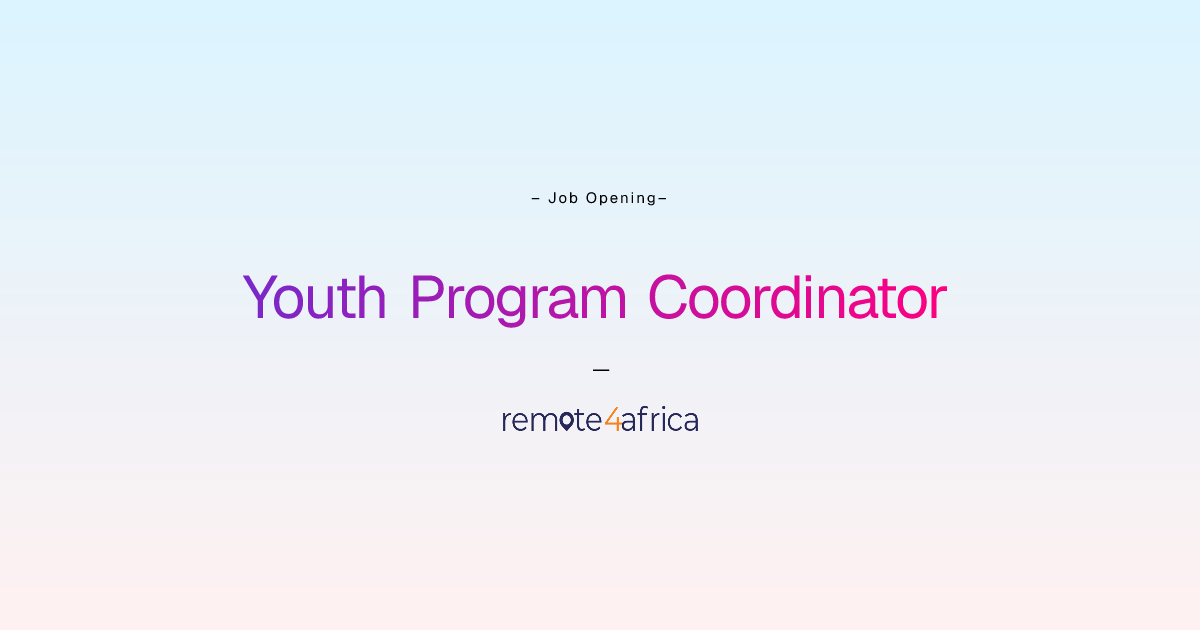 Remote Youth Program Coordinator job at Human Resource Services company ...